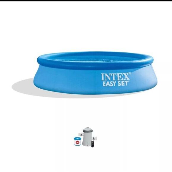 Intel | Swim | Intex 8 X 24 Inch Easy Set Inflatable Swimming Pool With ...